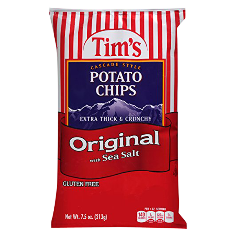 Tim S Cascade Potato Chips Original 15oz Snacks Fast Delivery By App