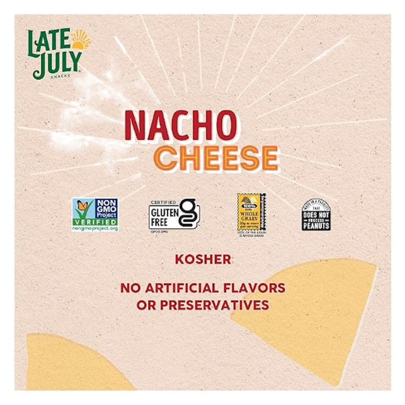 Late July® Nacho Cheese Tortilla Chips 7.8oz : Snacks fast delivery by ...