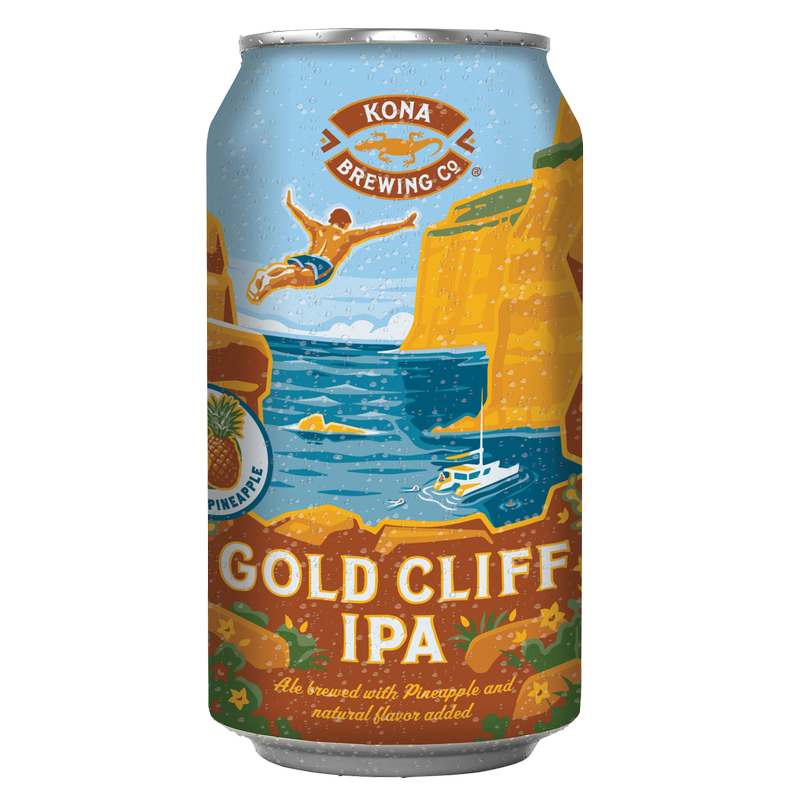 Kona Gold Cliff IPA 12pk 12oz Can : Alcohol fast delivery by App or Online