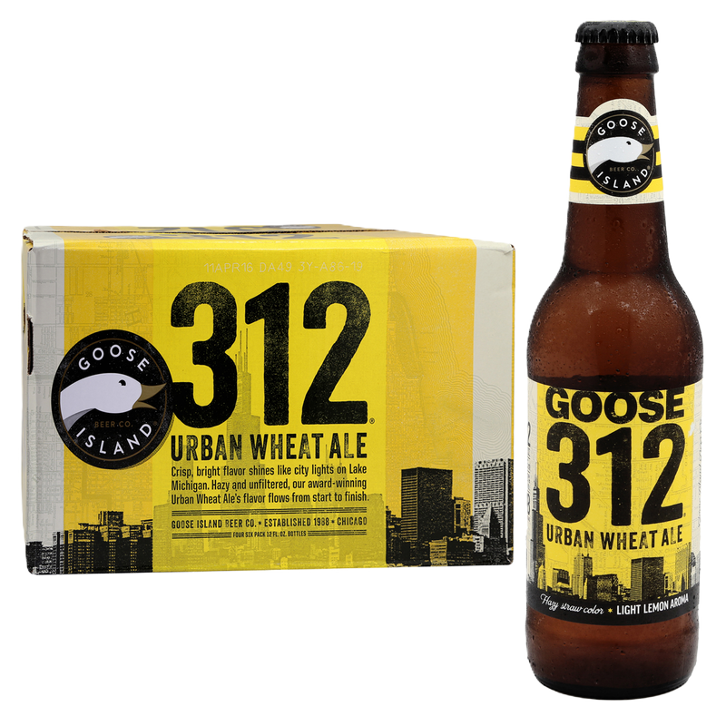 Goose Island 312 Urban Wheat Ale 6pk 12oz Btl 4.2% ABV : Alcohol fast ...