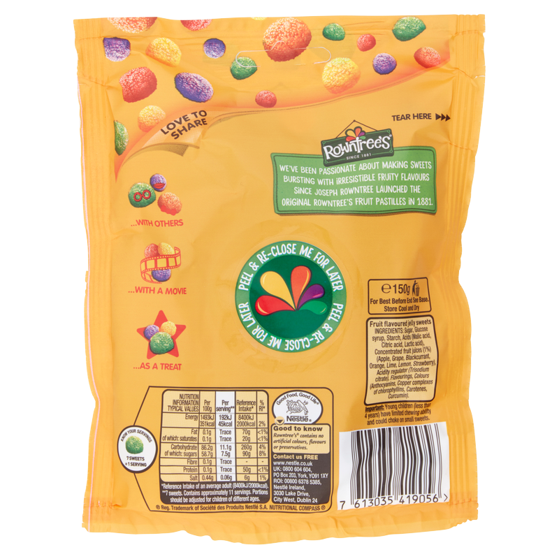 Rowntree's Jelly Tots, 150g : Snacks fast delivery by App or Online