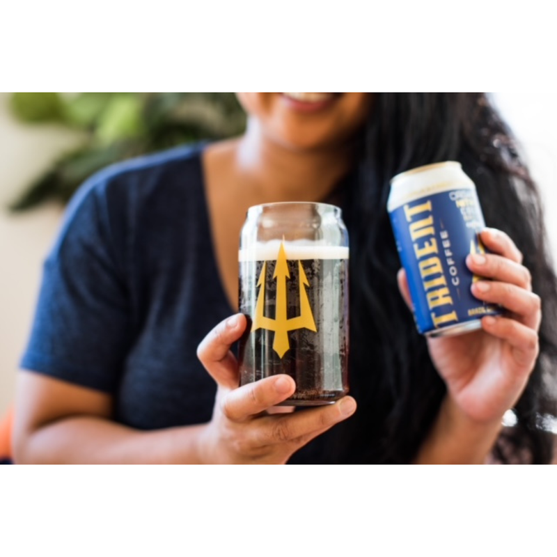 Trident Coffee Dark Roast Organic Nitro Cold Brew 12oz Can : Drinks fast delivery by App or Online
