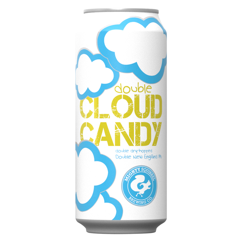 Mighty Squirrel Double Cloud Candy DIPA 4pk 16oz Can 7.8% ABV : Alcohol ...