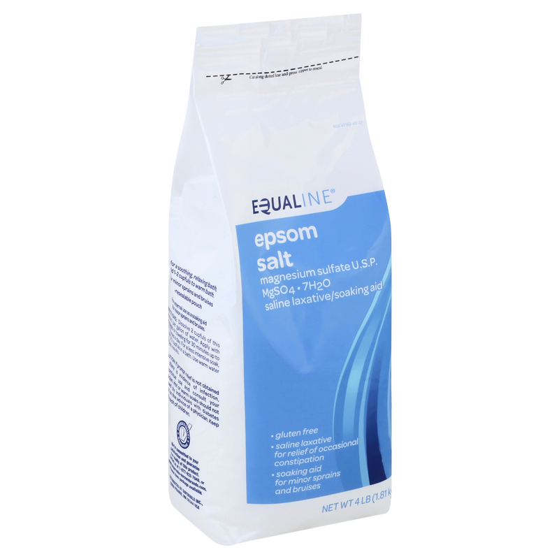 Equaline Epsom Salt 4lb : Bath & Beauty fast delivery by App or Online