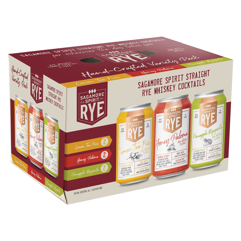 Sagamore Spirit Canned Cocktail Variety Pack 6pk 355ml Can 9% ABV ...