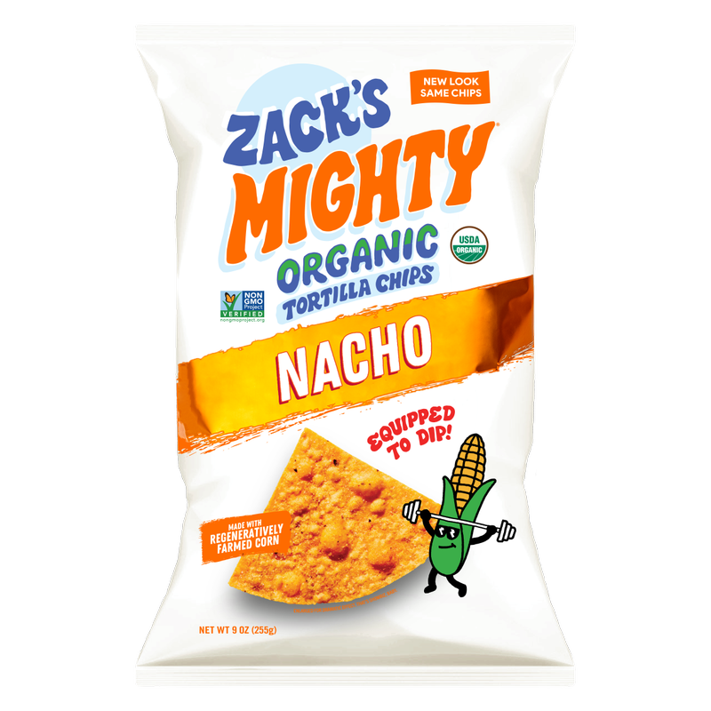 Zack's Mighty Organic Sea Salt Tortilla Chips 9oz : Snacks fast ...