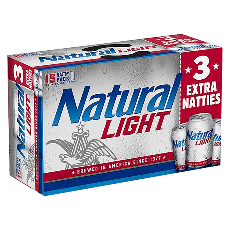 Natural Light 15pk 12oz Can 4.2% ABV : Alcohol fast delivery by App or ...