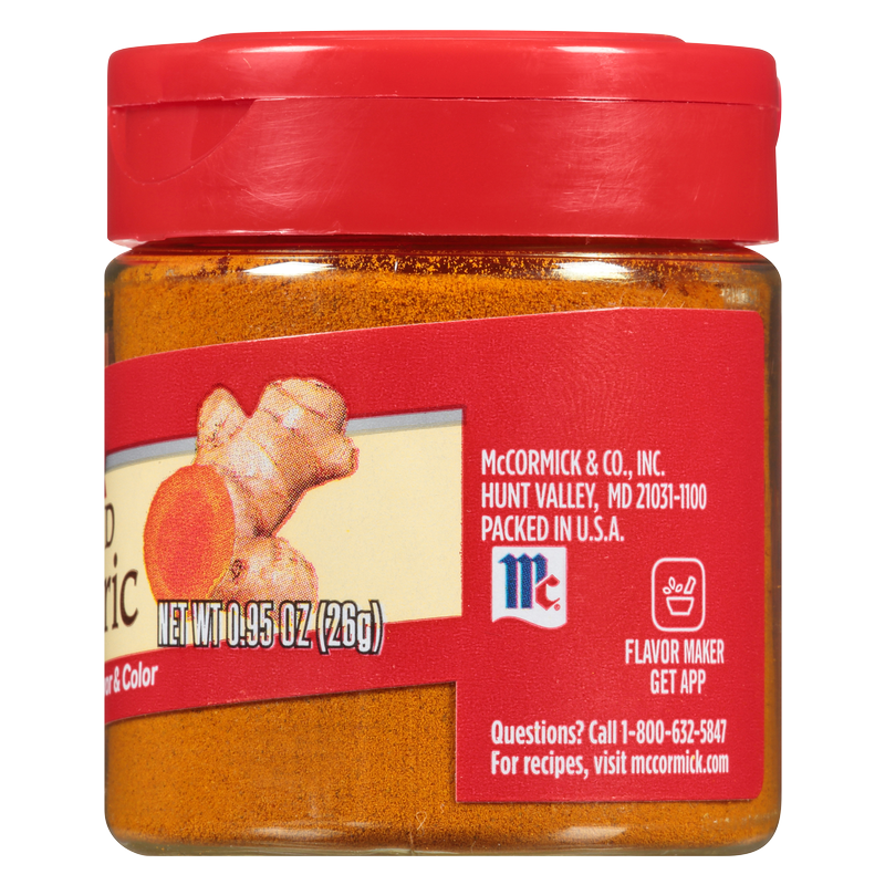 McCormick Ground Turmeric, 0.95 oz : Grocery fast delivery by App or Online