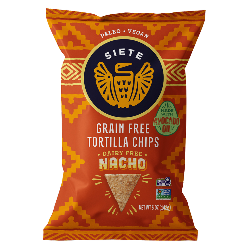 Siete Nacho Grain Free Tortilla Chips 5oz : Snacks fast delivery by App ...