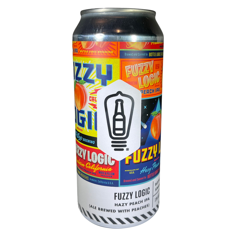 Bottle Logic Brewing Fuzzy Logic Hazy Peach IPA 4pk 16oz Cans : Alcohol ...