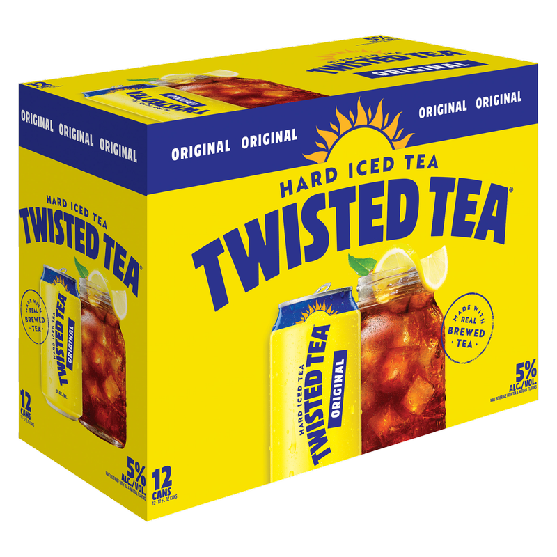 Twisted Tea 12pk 12oz Can 5.0% ABV : Alcohol fast delivery by App or Online