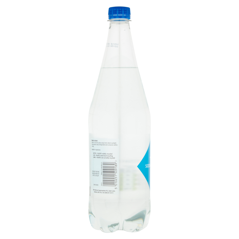 Morrisons Soda Water, 1L : Drinks fast delivery by App or Online