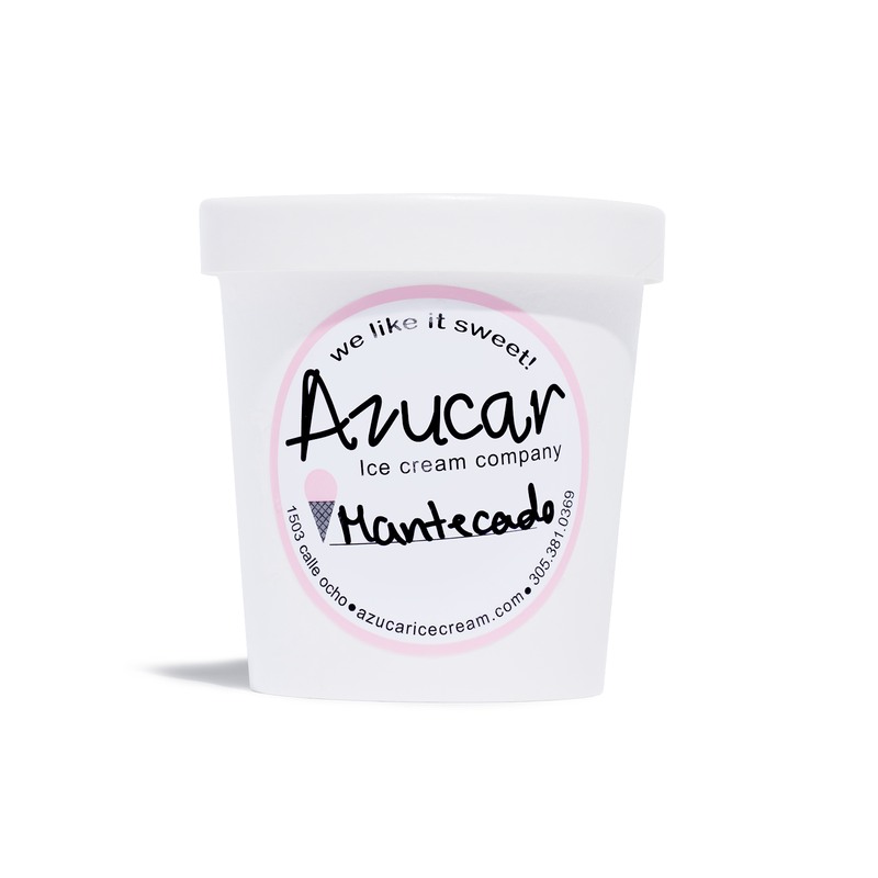 Azucar Mantecado: Cuban Egg Based Vanilla Ice Cream 16oz : Ice Cream ...