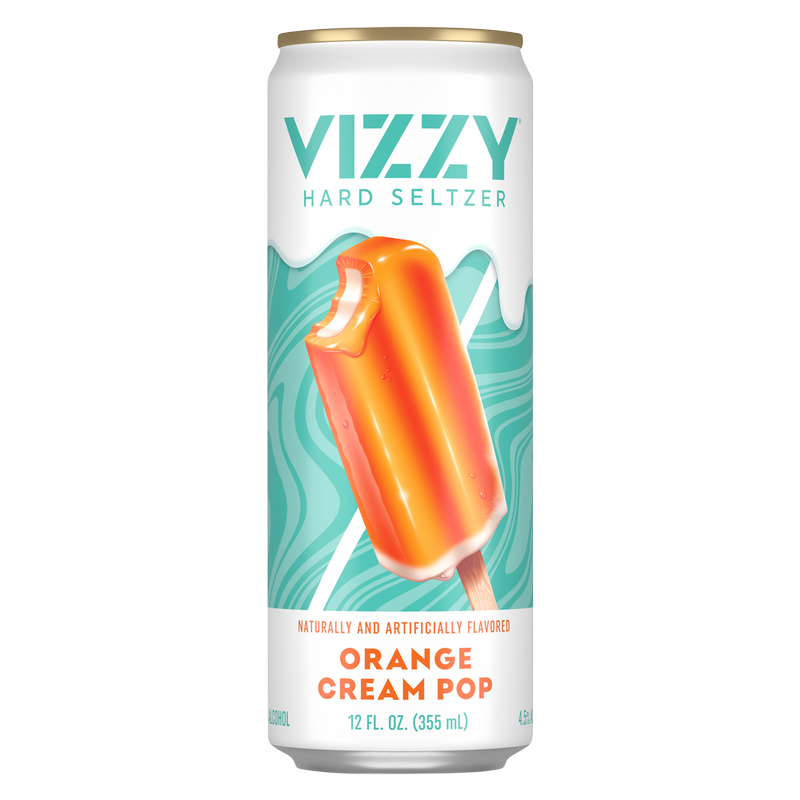 Vizzy Orange Cream Pop 12pk 12oz Can 4.5% ABV : Alcohol fast delivery ...