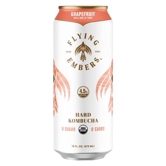 Flying Embers Cherry Hibiscus Lime Hard Kombucha Single 16oz Can ...