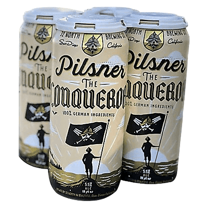 32 North Brewing Pilsner the Conqueror 4pk 16oz Can : Alcohol fast ...