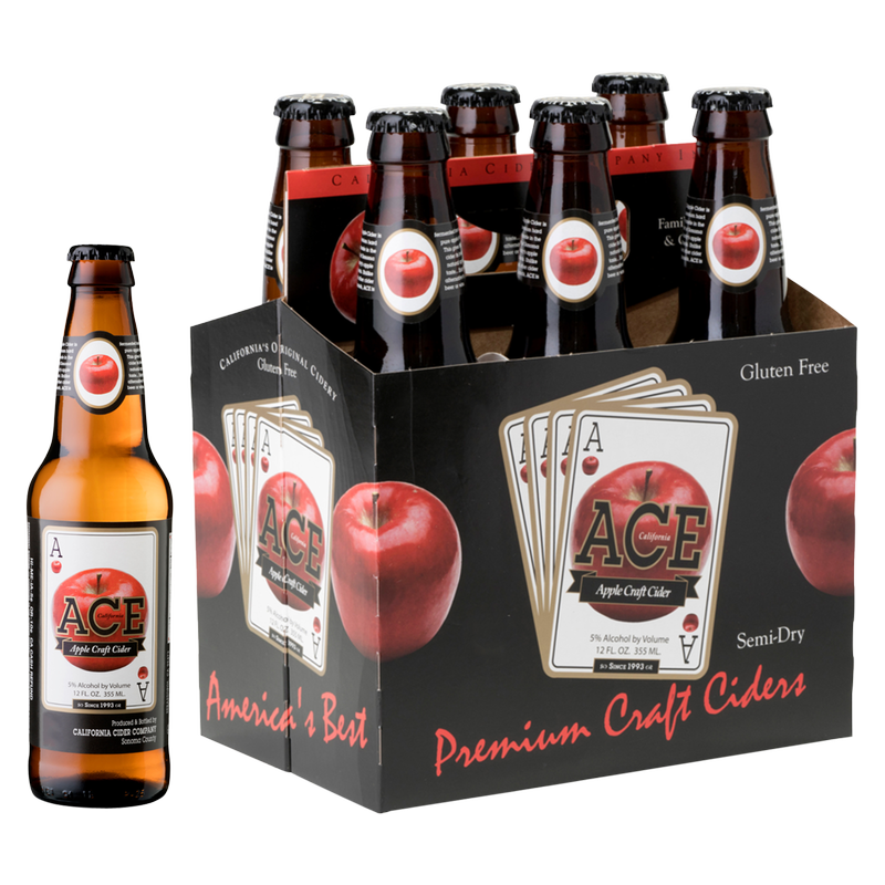 Ace Apple Cider 6pk 12oz Btl : Alcohol fast delivery by App or Online