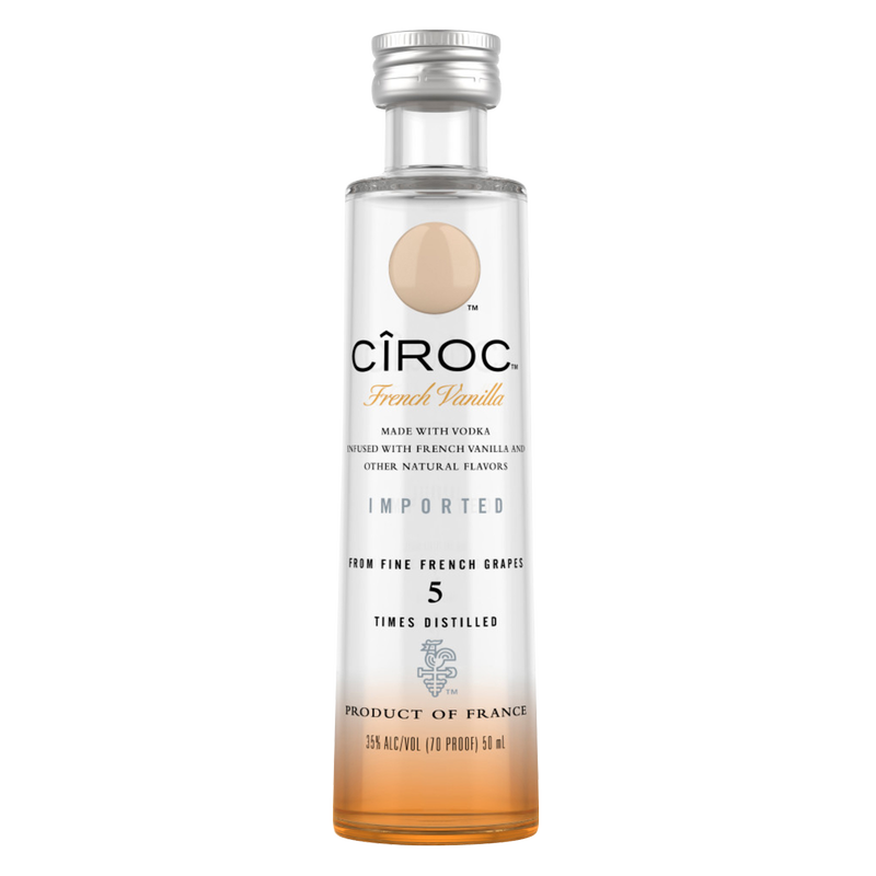 Ciroc French Vanilla Vodka50ml : Alcohol fast delivery by App or Online