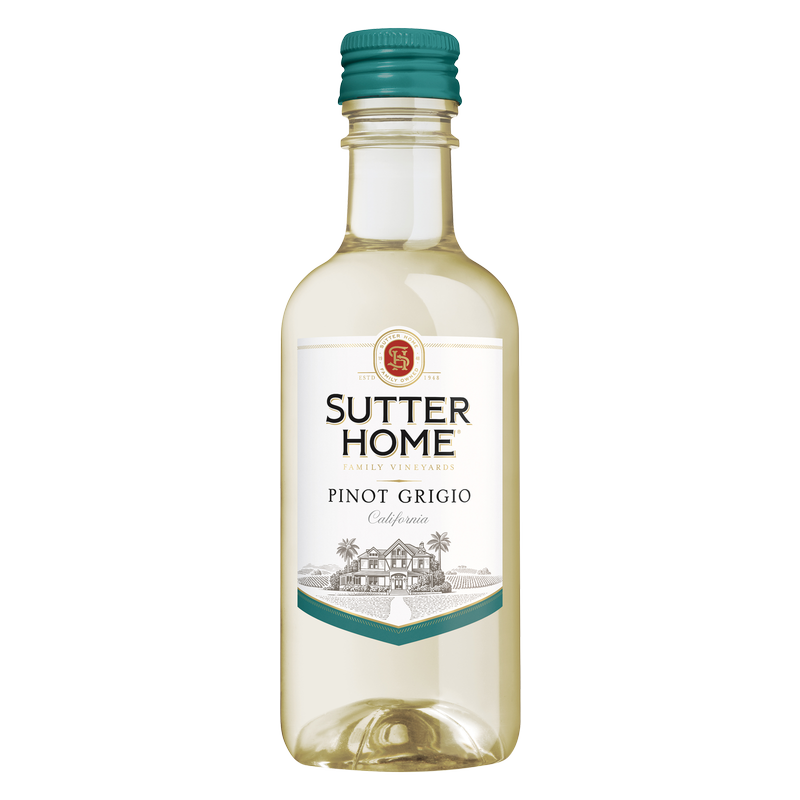 Sutter Home Pinot Grigio 4pk 187ml : Alcohol fast delivery by App or Online