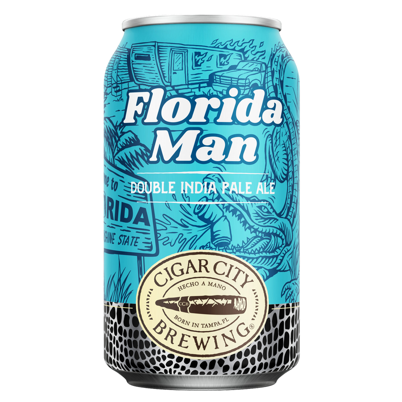 Cigar City Florida Man Double IPA 6pk 12oz can 8.5% ABV : Alcohol fast ...
