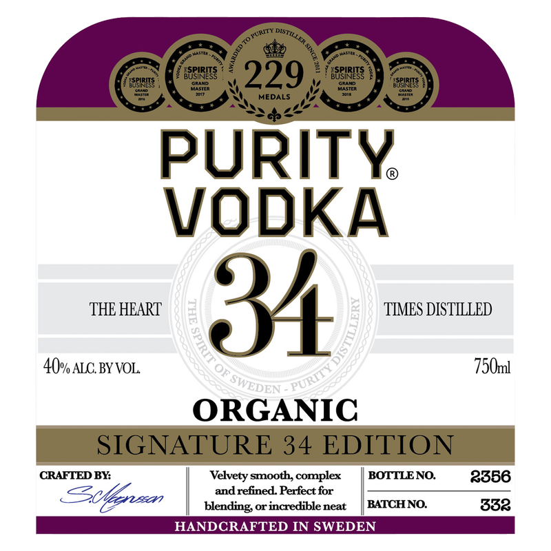 Purity Organic Vodka 750ml : Alcohol fast delivery by App or Online