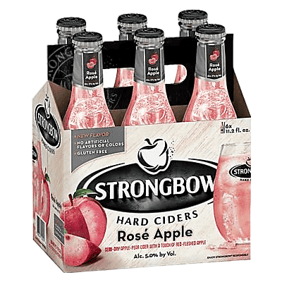 Strongbow Rose Apple Cider 6pk 11.2oz Btl : Alcohol fast delivery by ...