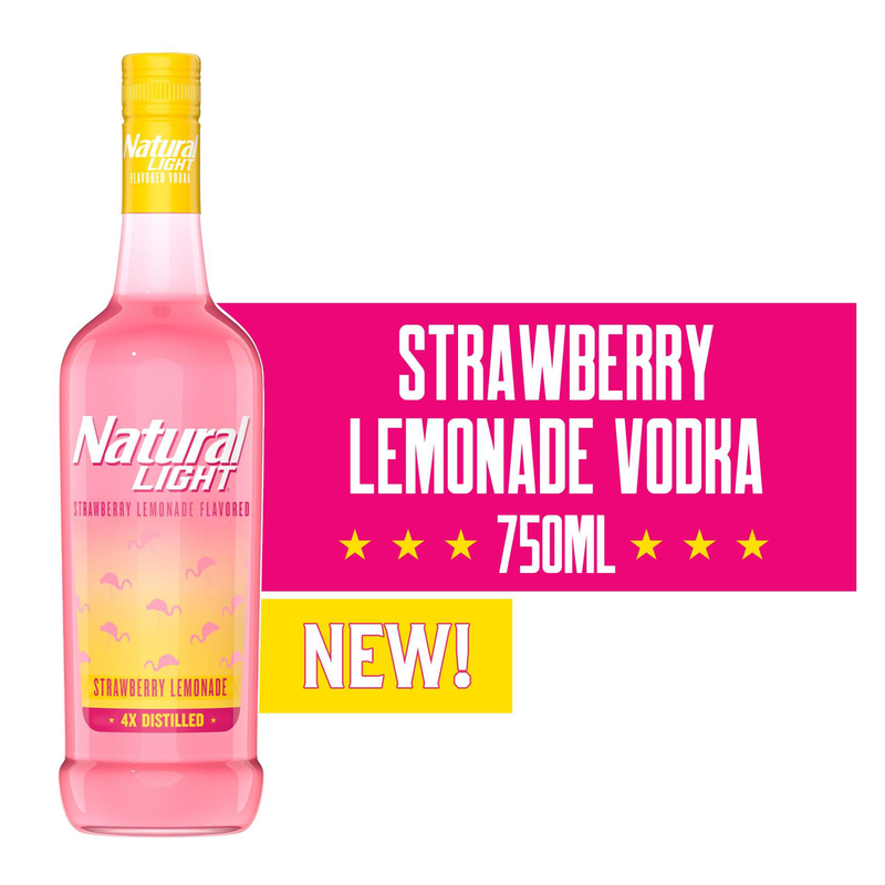 Natural Light Vodka Strawberry Lemonade 750ml (60 proof) : Alcohol fast ...