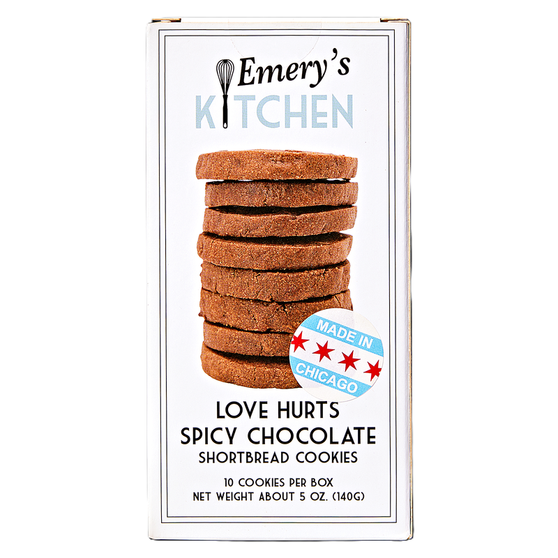 Emery's Kitchen Love Hurts Spicy Chocolate Shortbread Cookies - 10ct ...
