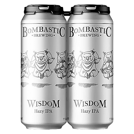 Bombastic Brewing Wisdom Hazy IPA 4pk 16oz Can : Alcohol fast delivery ...