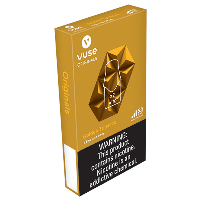 Vuse Alto Pod Golden Tobacco 5% Nicotine 2ct : Smoke Shop fast delivery ...