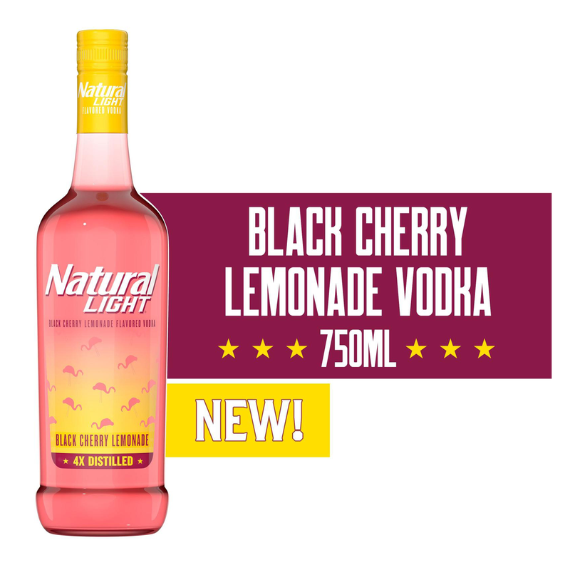 Natural Light Vodka Black Cherry Lemonade 750ml (60 proof) : Alcohol ...