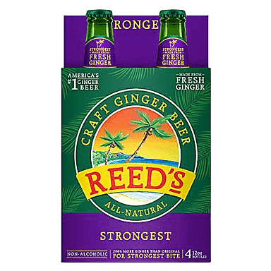 Reed's Strongest Ginger Beer 4pk 12oz Can : Drinks fast delivery by App ...