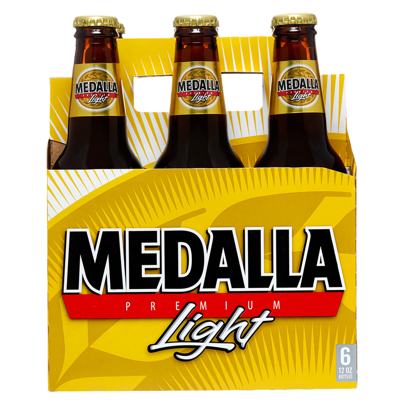 Medalla Light 6pk 12oz Btl 4.0% ABV : Alcohol fast delivery by App or ...