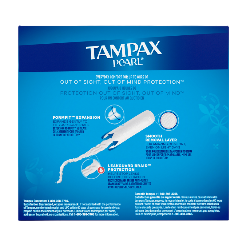 Tampax Pearl Super Tampons 36 ct : Health fast delivery by App or Online