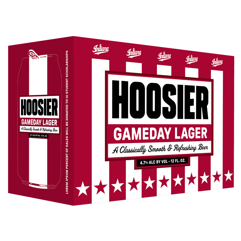 Upland Hoosier Gameday Lager 12pk 12oz Cans 4.7% ABV : Alcohol fast ...