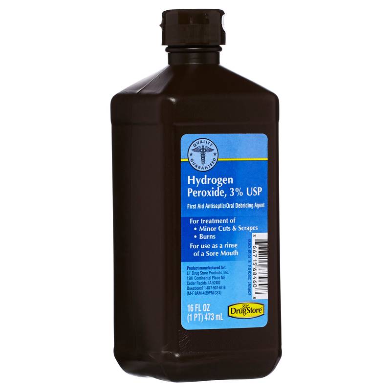 Hydrogen Peroxide 16oz : Health fast delivery by App or Online