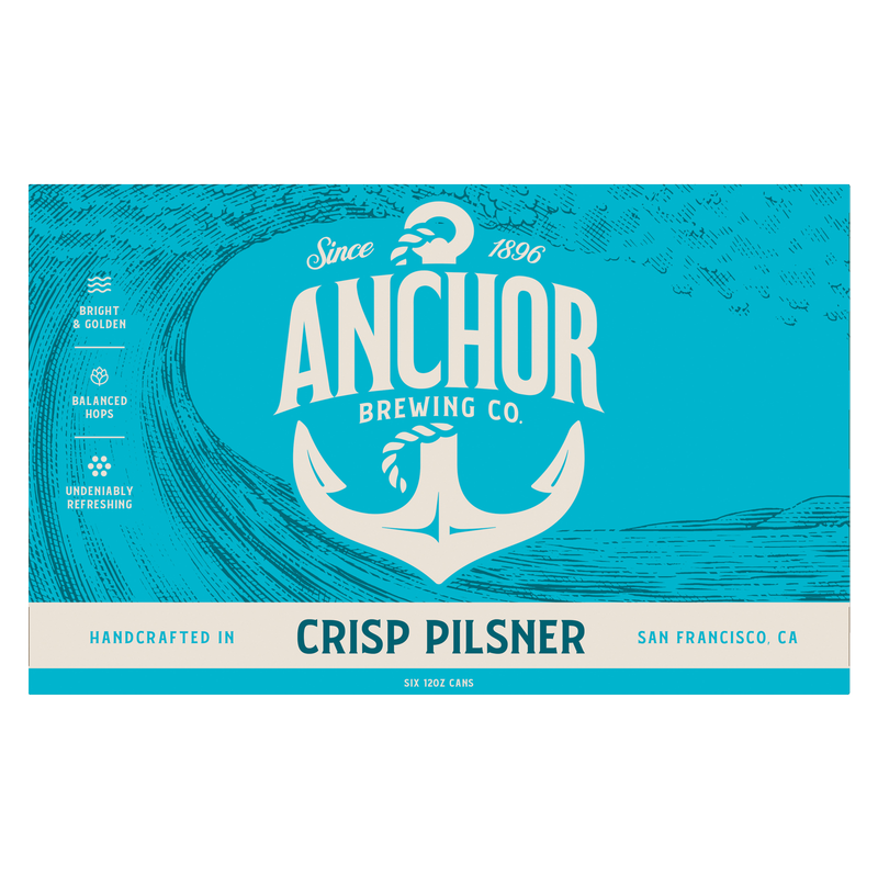 Anchor Brewing Crisp Pilsner 6pk 12oz : Alcohol fast delivery by App or ...