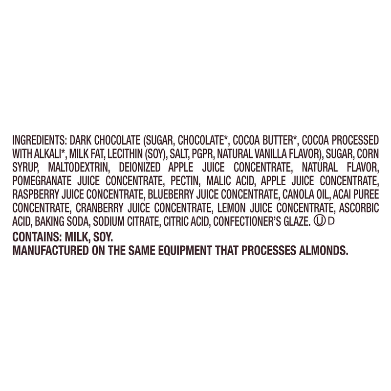 Brookside Dark Chocolate Acai & Blueberry Flavored Snacks 7oz : Snacks ...