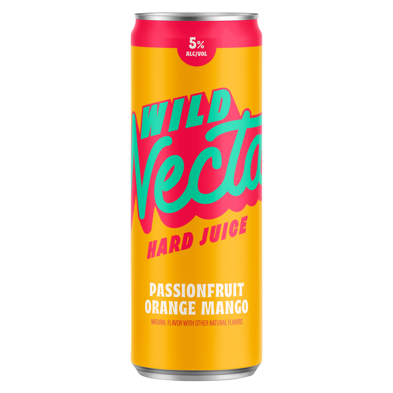 Wild Nectar Hard Juice Passion Fruit Orange Mango 4pk 12oz Can 5% ABV ...
