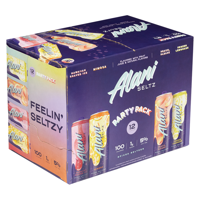 Alani Party Pack Seltzer Variety 12pk 12oz Can 5.0% ABV : Alcohol fast ...