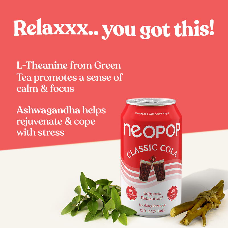 NEOPOP Classic Cola Relaxation Drink : Drinks fast delivery by App or ...