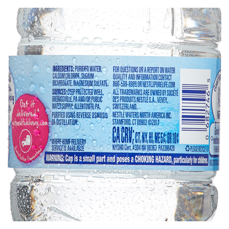 Nestle Pure Life Water 16.9oz Btl : Drinks fast delivery by App or Online