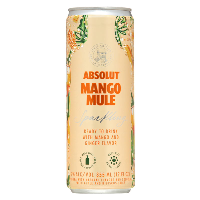 Absolut Mango Mule 4pk 12oz Can 7.0% ABV : Alcohol fast delivery by App ...