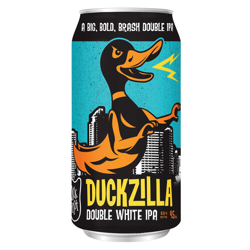 Duck Foot Duckzilla Double White IPA 4pk 16oz Can : Alcohol fast ...