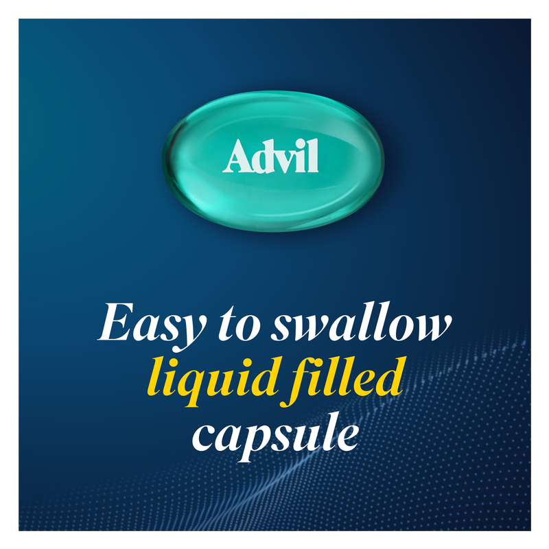 Advil Liqui-gel Mini Pain & Headache Reliever 80ct : Health fast ...