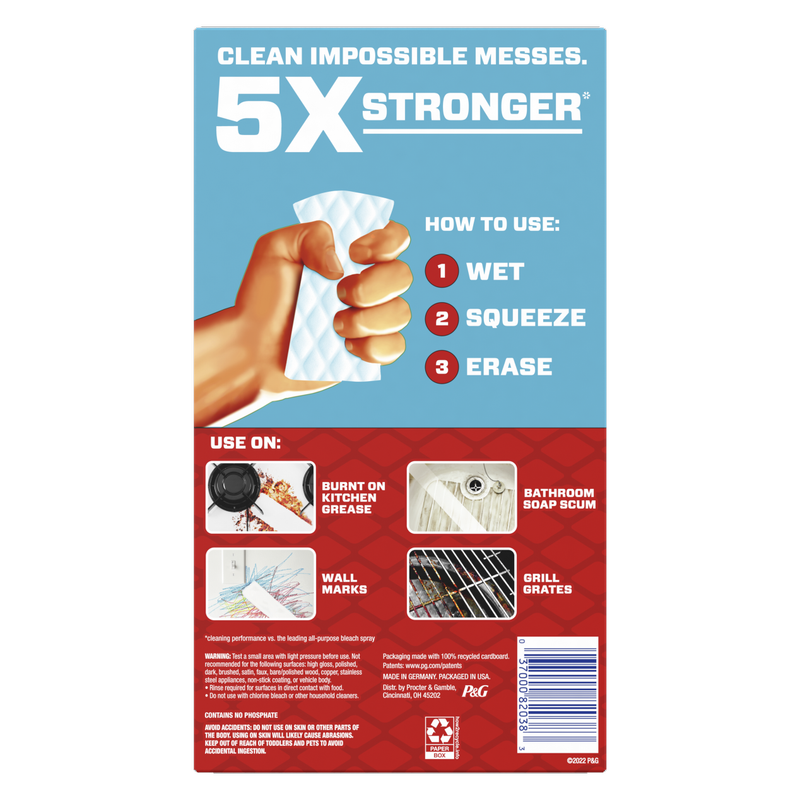 Mr. Clean Magic Eraser Extra Durable Cleaning Pads with Durafoam 4ct ...