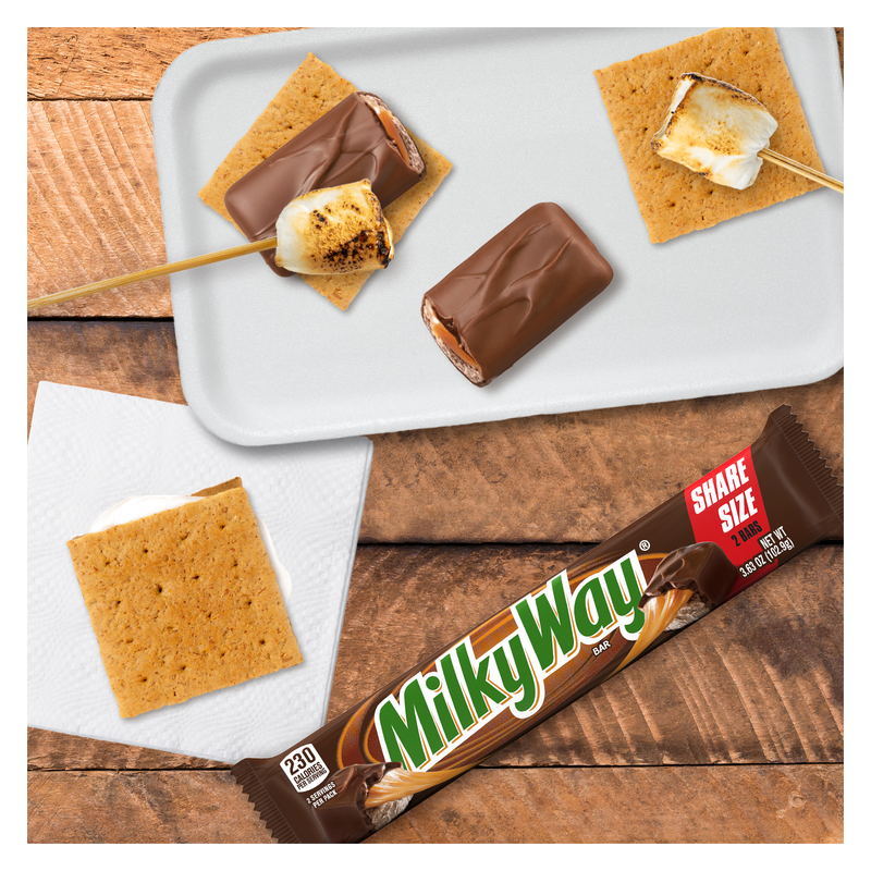 Milky Way Chocolate Bar Sharing Size 3.63oz : Snacks fast delivery by ...