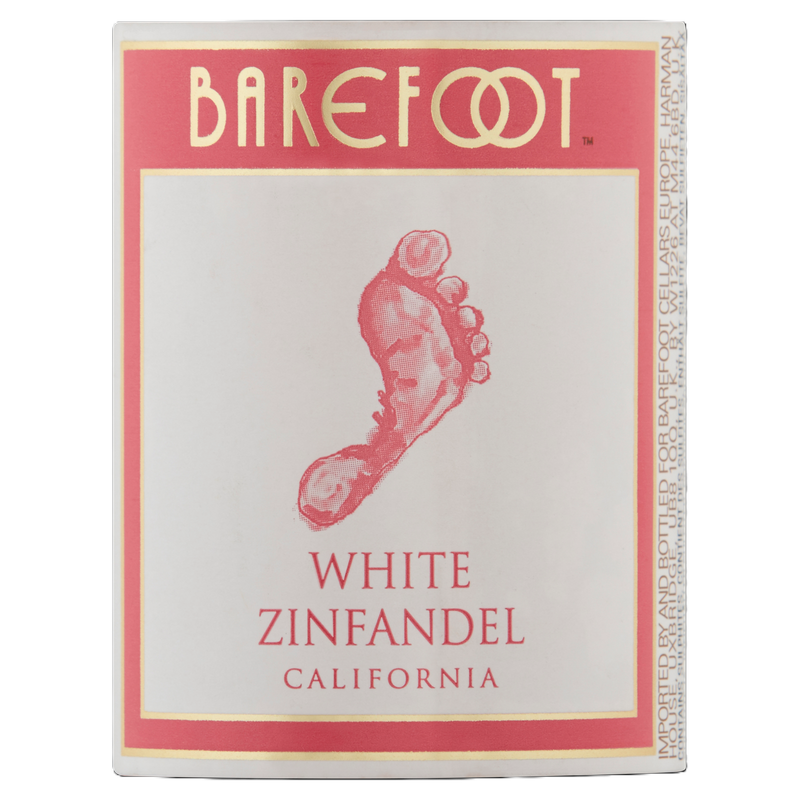 Barefoot White Zinfandel, 187ml : Alcohol fast delivery by App or Online
