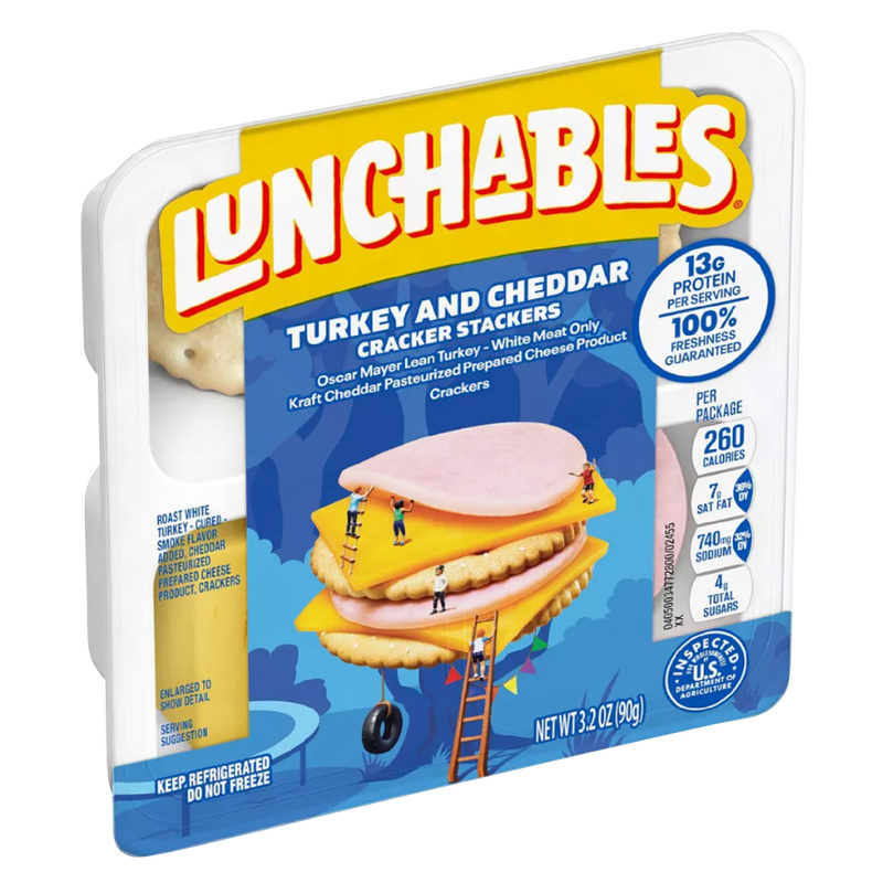 Lunchables Turkey & Cheddar with Crackers - 3.2oz : Quick Meals fast ...