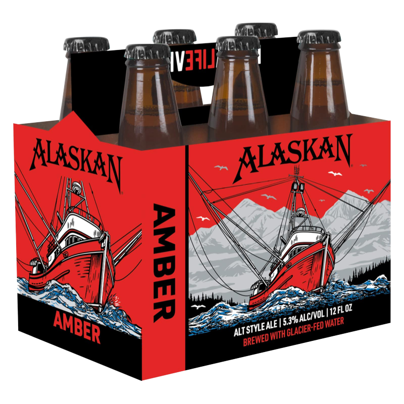 Alaskan Amber 6pk 12oz Btl 5.3% ABV : Alcohol fast delivery by App or ...